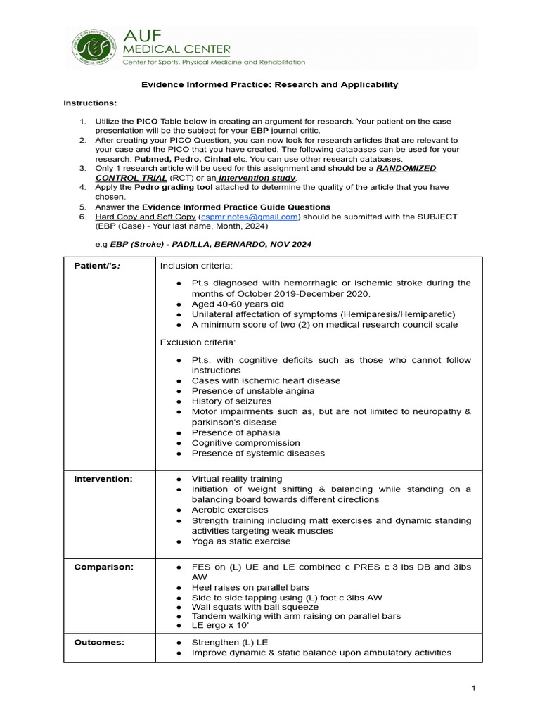 EBP (R CVA) - de Jesus, F., Tan, R., August 2024 | PDF