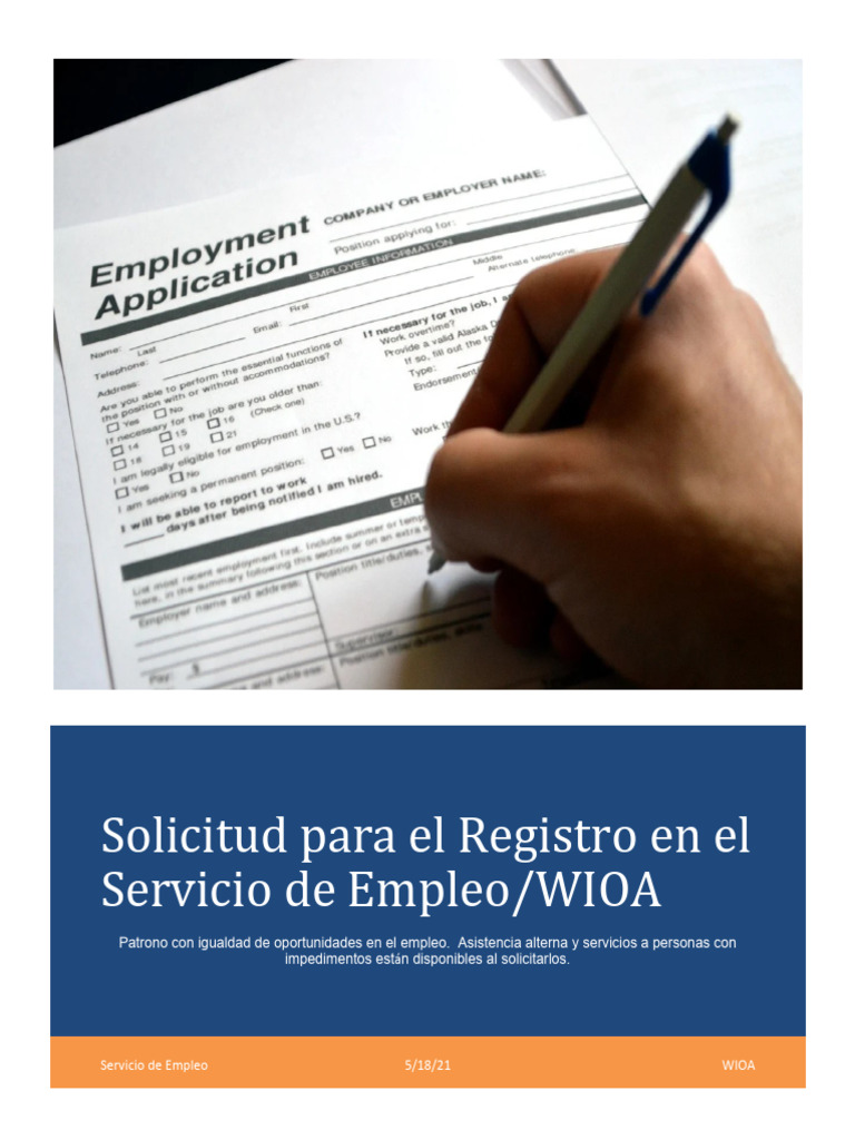 WIOA Application Package | PDF
