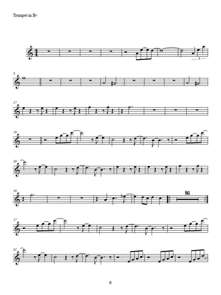 sunny - Trumpet in Bb | PDF
