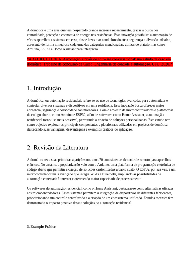 Trabalho Formatado ABNT | PDF