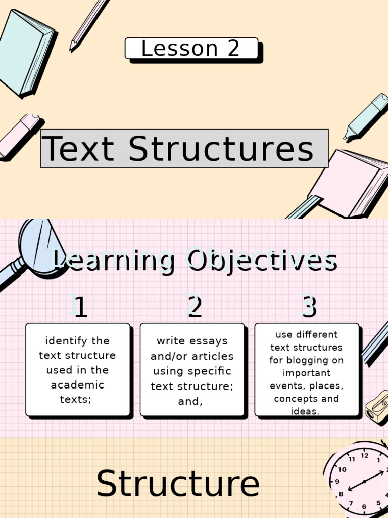 Lesson 2 Text Structures | PDF