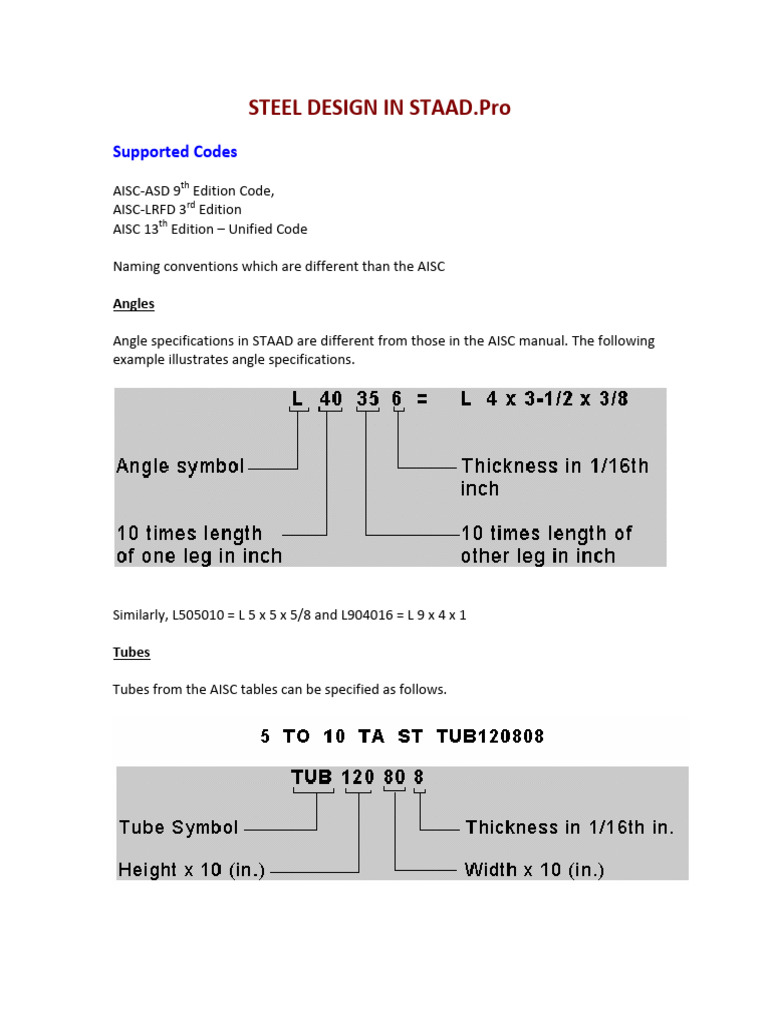 Steel Design in Staad | PDF