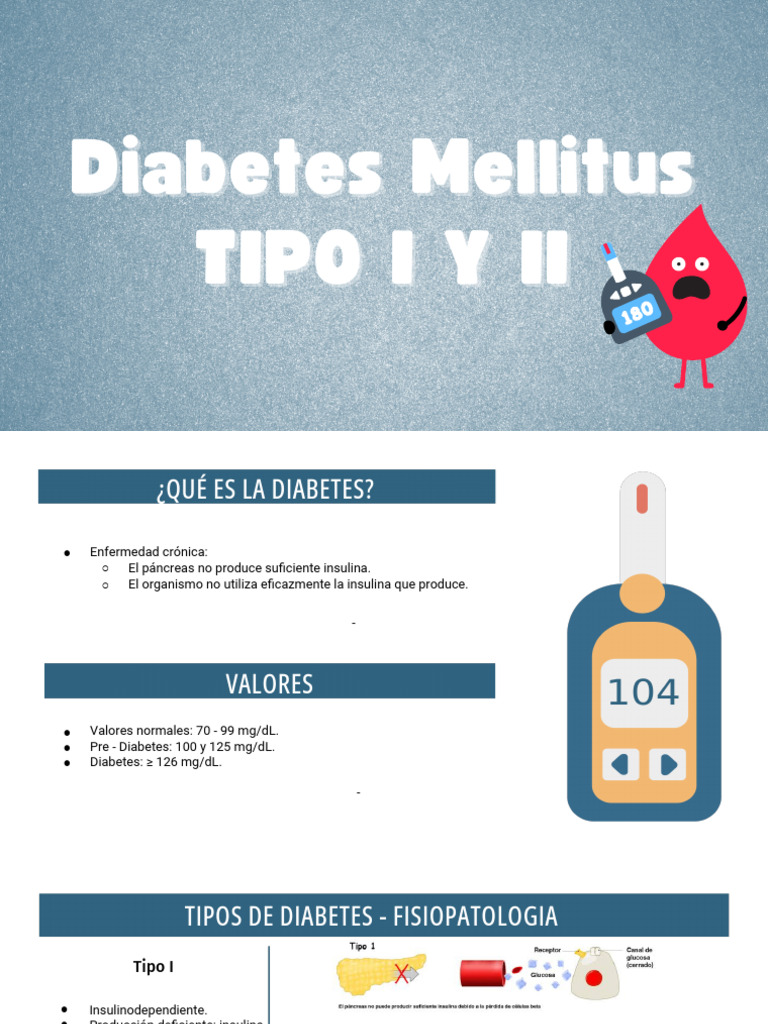 Tipos de Diabetes: Diagnóstico y Control | PDF | Diabetes | Epidemiología