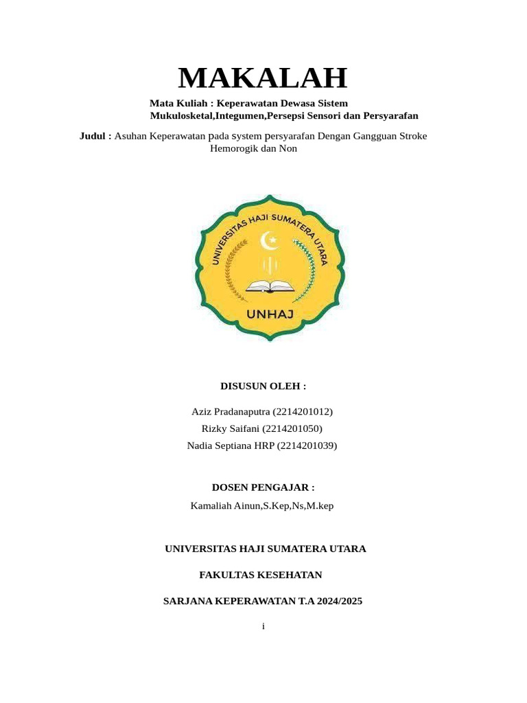 Askep Stroke Kel II | PDF