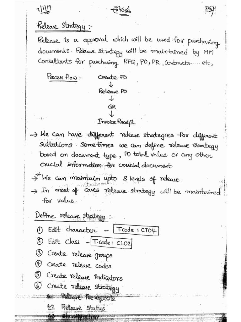 Release strategy | PDF