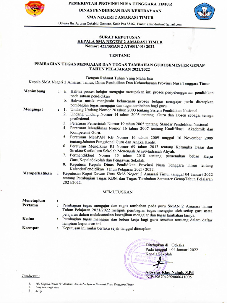 Rekomendasi Ops 22-1004 | PDF