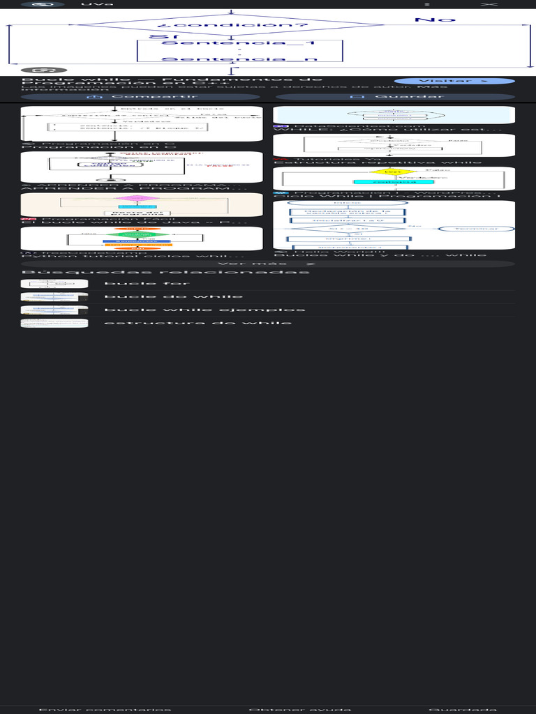 Que Es El Bucle While - Buscar Con Google | PDF