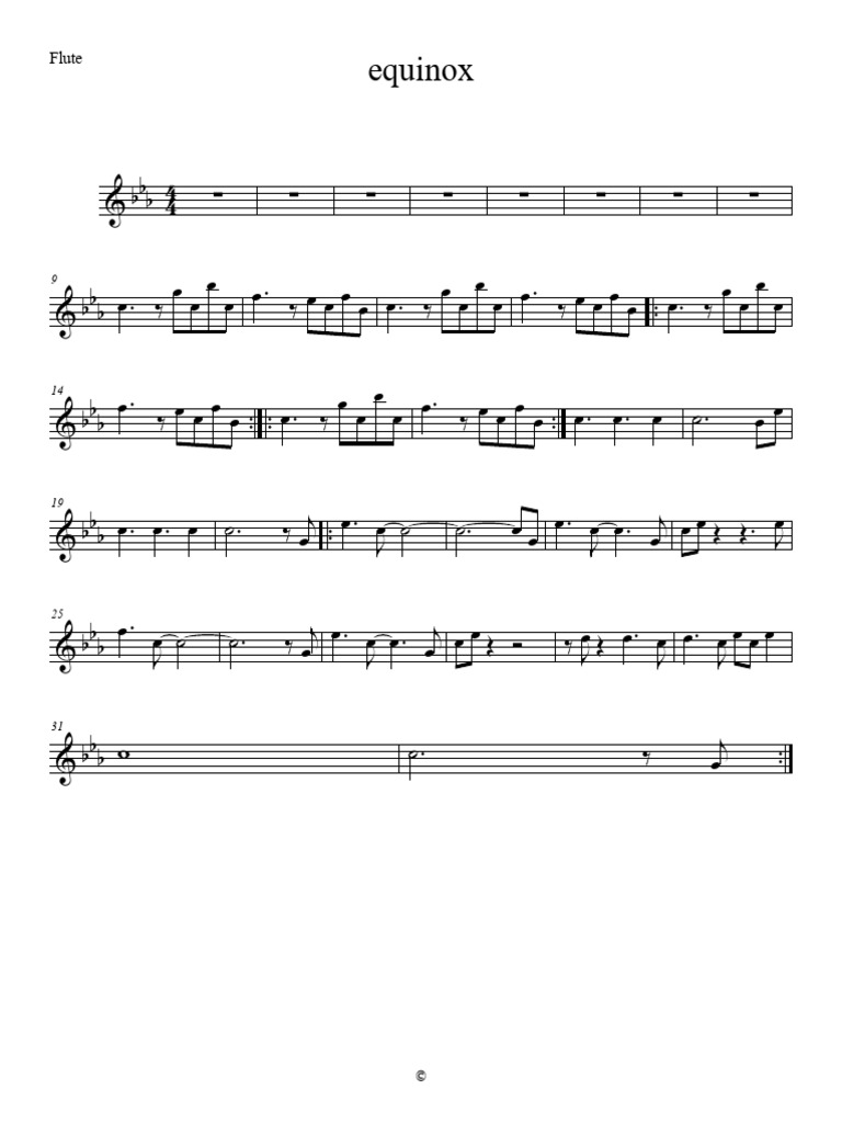 Equinox - Flute | PDF