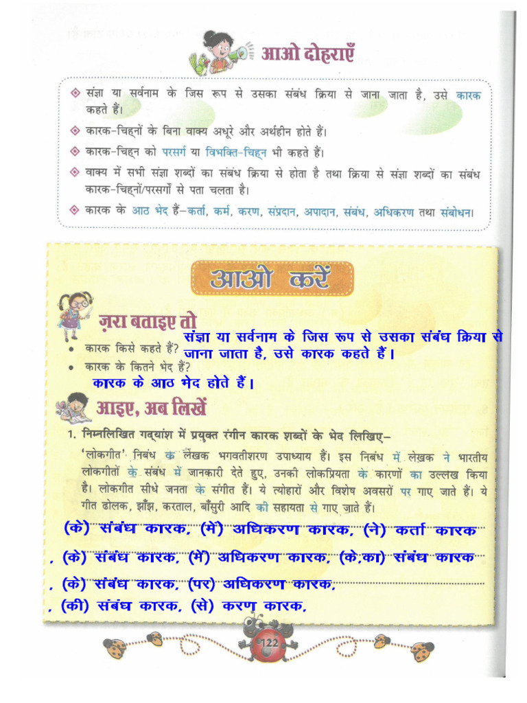 Class VI Hindi II, Lesson 10 | PDF
