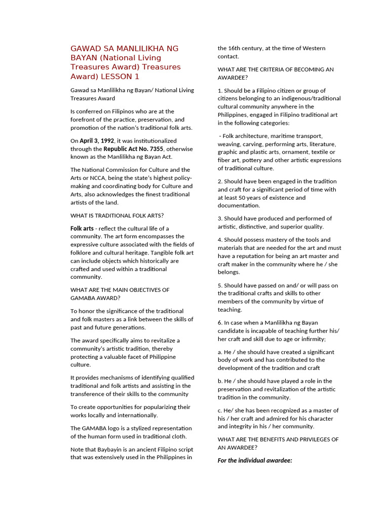 cpar reviewer 2Q | PDF