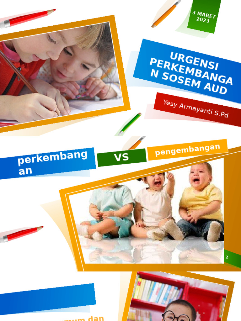 Urgensi Perkembangan Sosem Aud | PDF