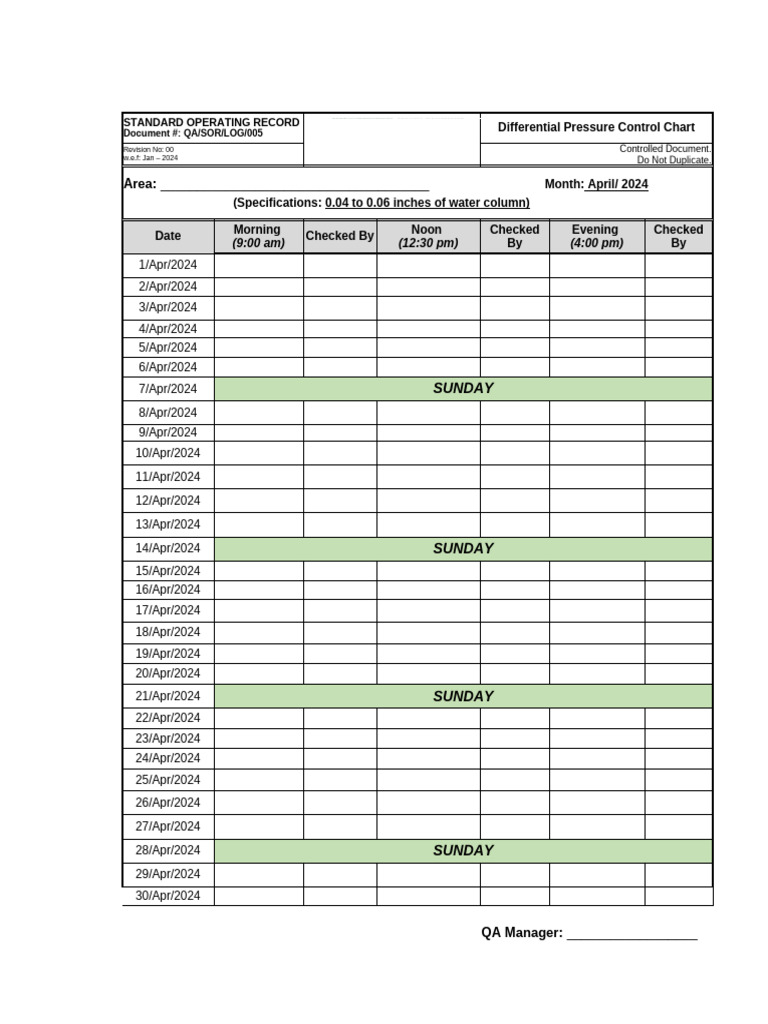 005-Differential Pressure Chart | PDF