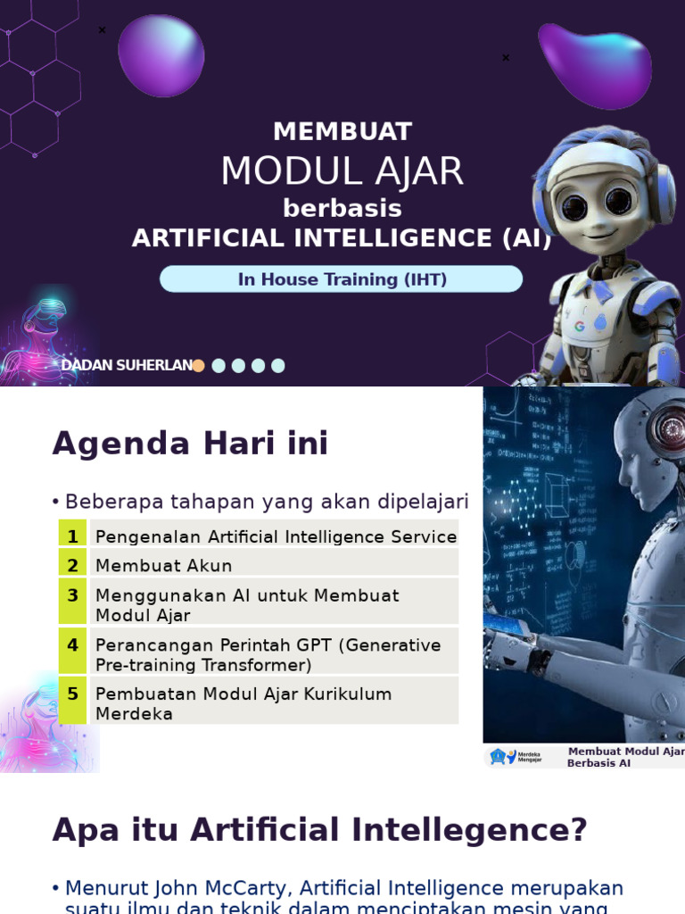 Membuat Modul Ajar Berbasis AI | PDF
