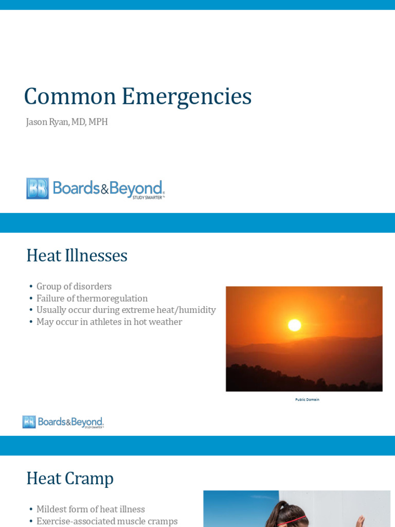 Common Emergencies Atf - 240124 - 004348 | PDF | Hyperthermia ...
