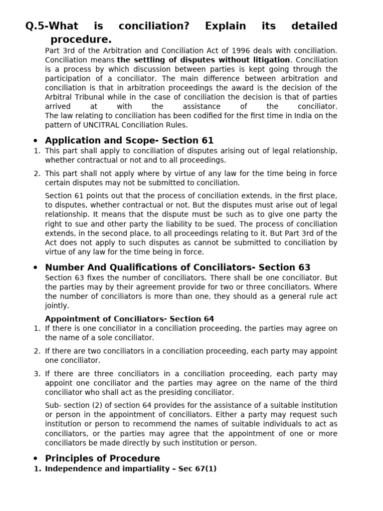 Assignment-Q.05 - ADR | PDF | Arbitration | Alternative Dispute Resolution