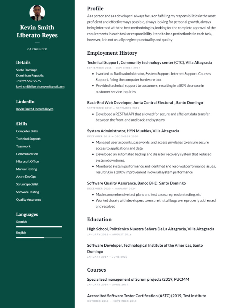 Resume 2024 | PDF