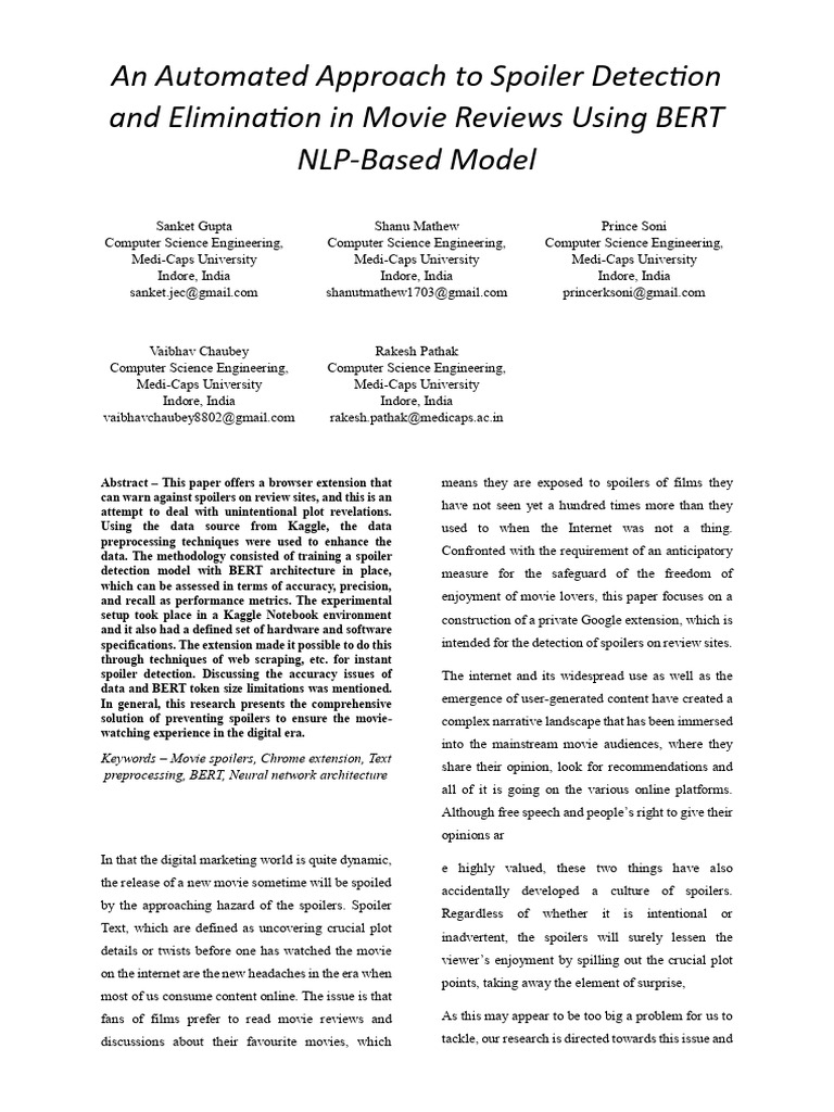 Research Paper - IEEE | PDF
