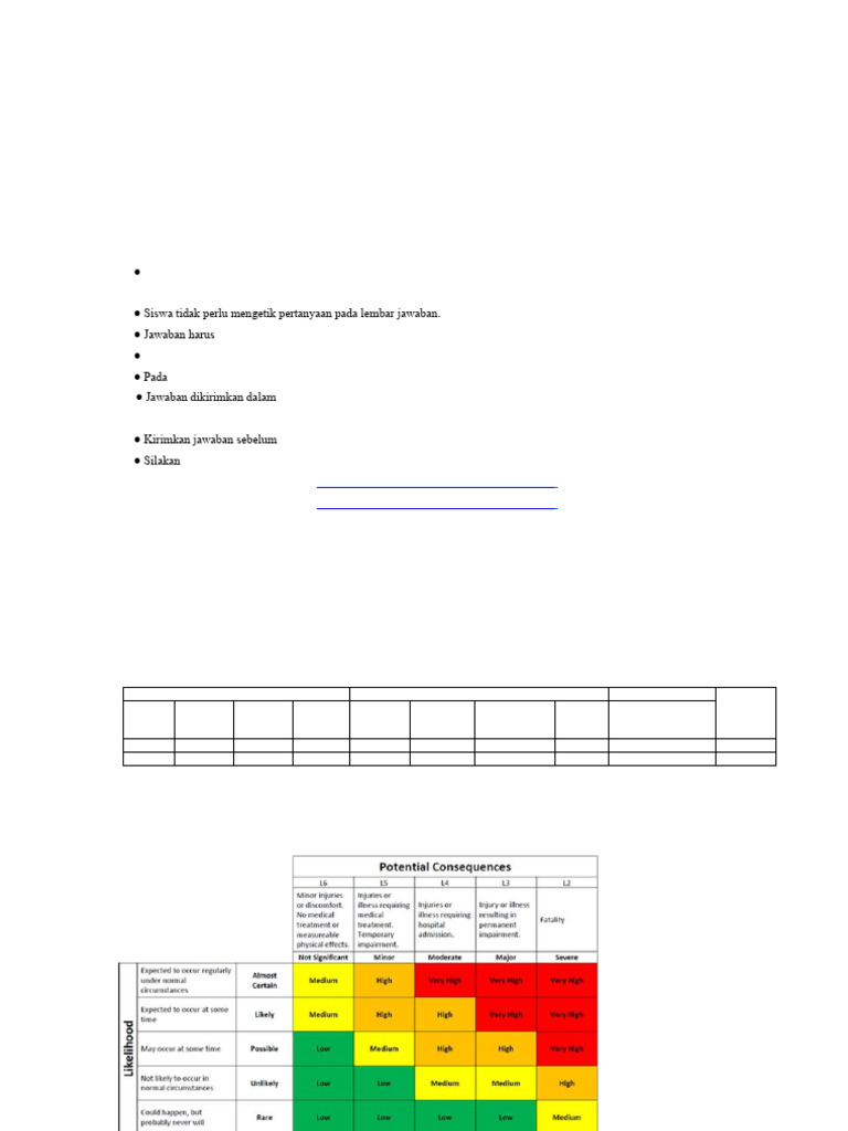 UTS_Prinsip K3_ 2022 | PDF