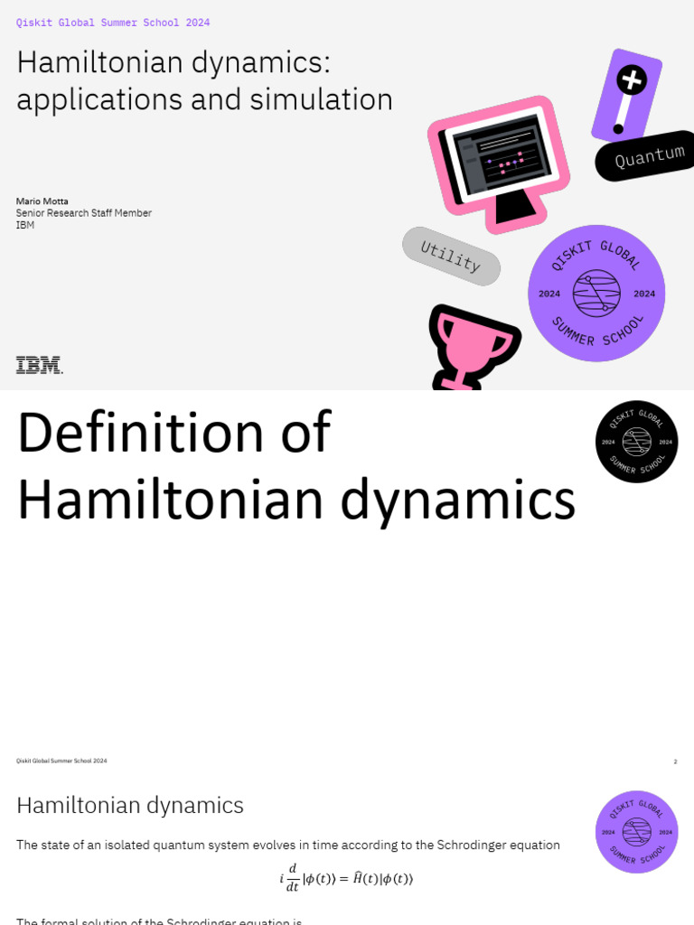 Lecture 8.1 - Hamiltonian Dynamics | PDF