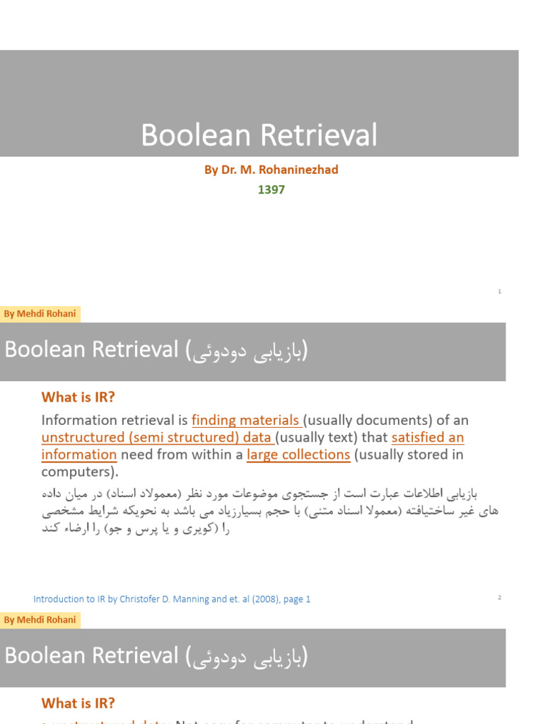 1-Boolean Retrieval | PDF