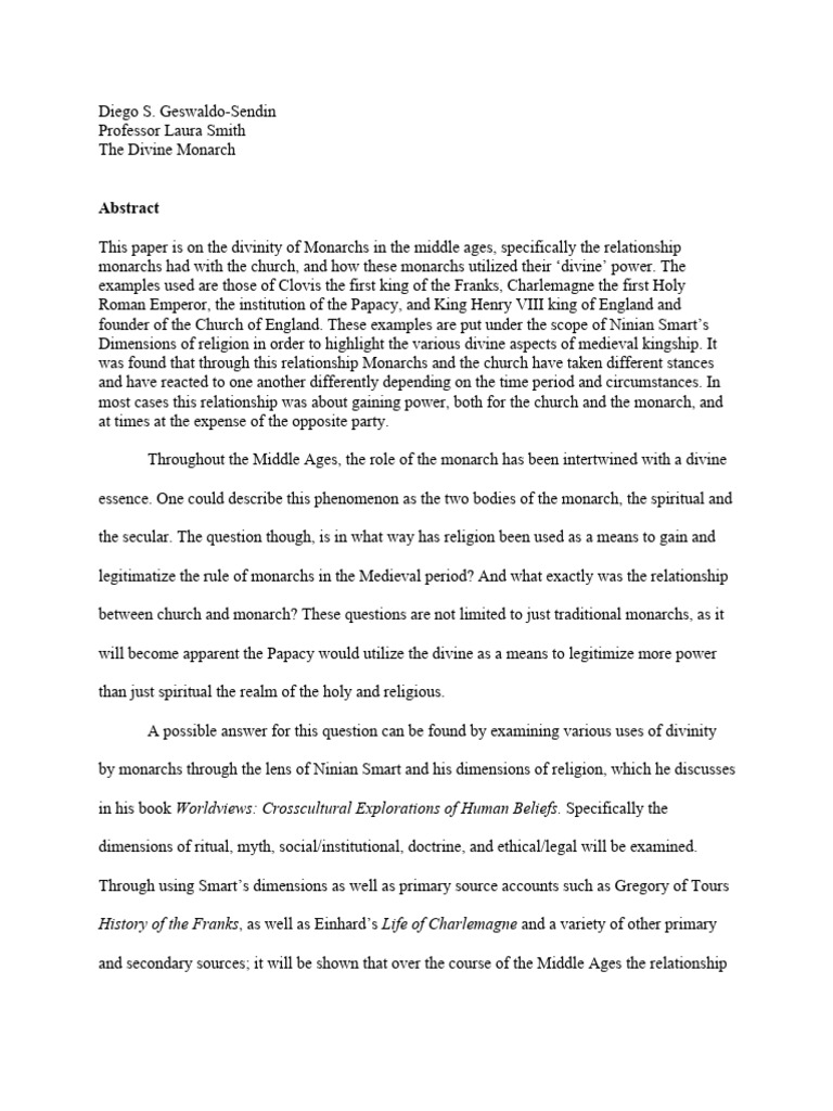 The Divine Monarch | PDF