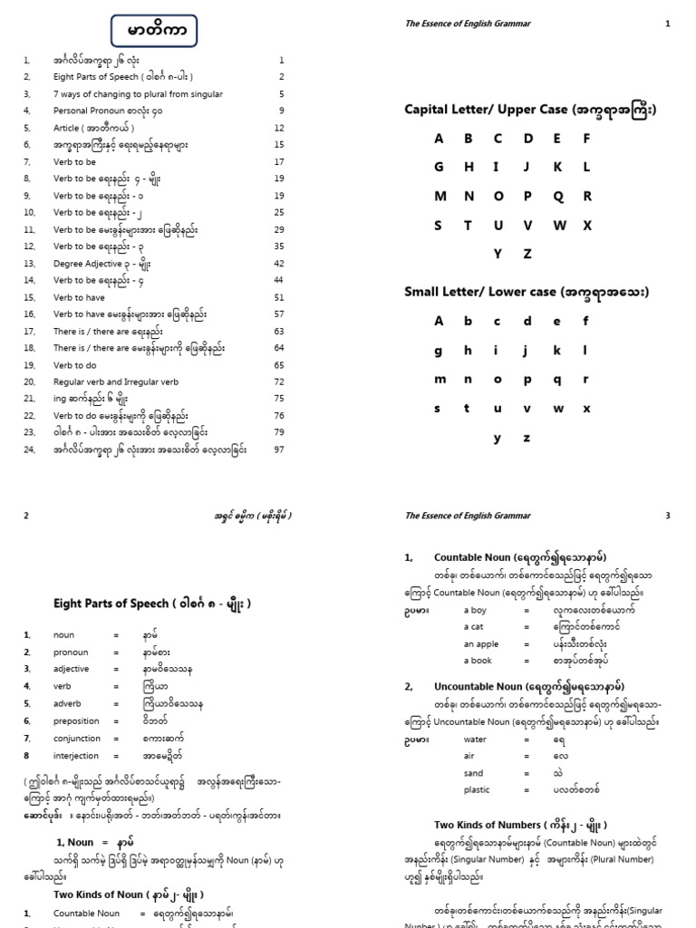 Level 1 E Grammar | PDF
