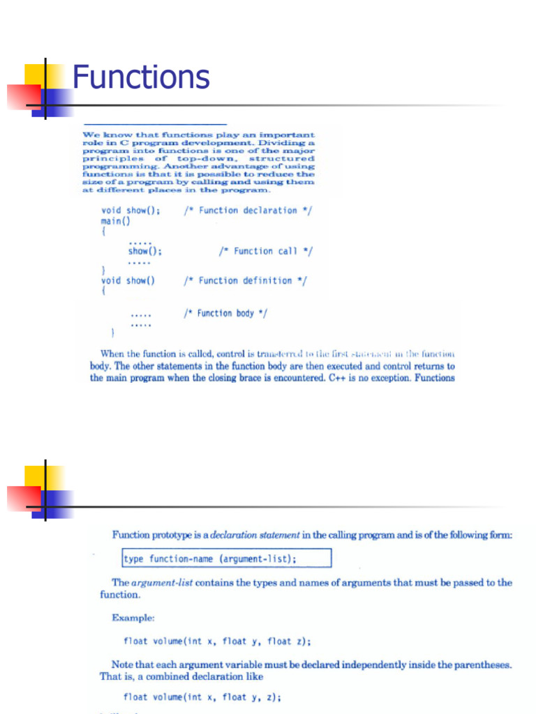 Functions Class Const | PDF