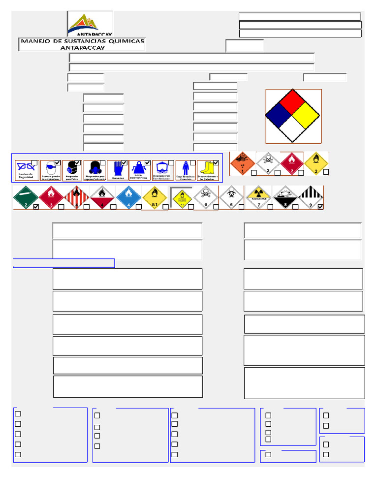 2. Hojas MSDS | PDF