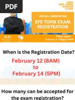 EPS - TOPIK Registration DMW | PDF
