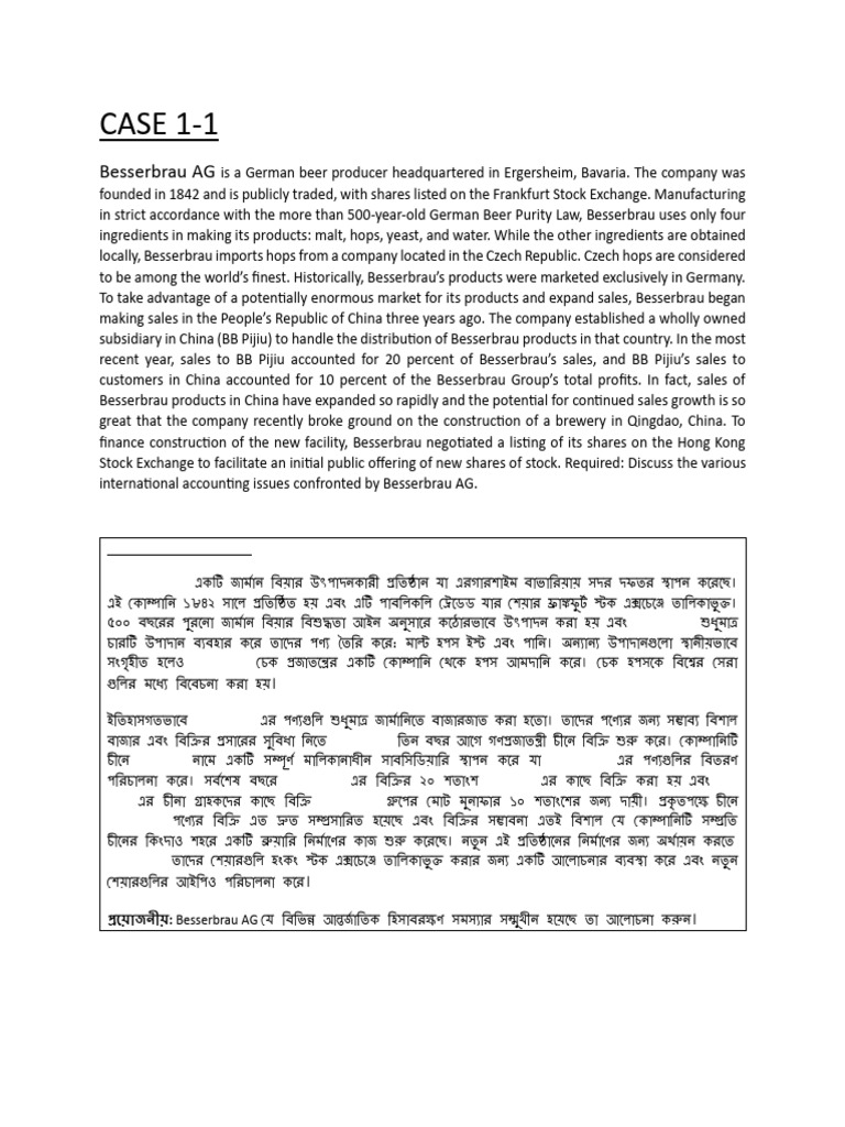 503 Multinational Accounting | PDF | Financial Statement | Business