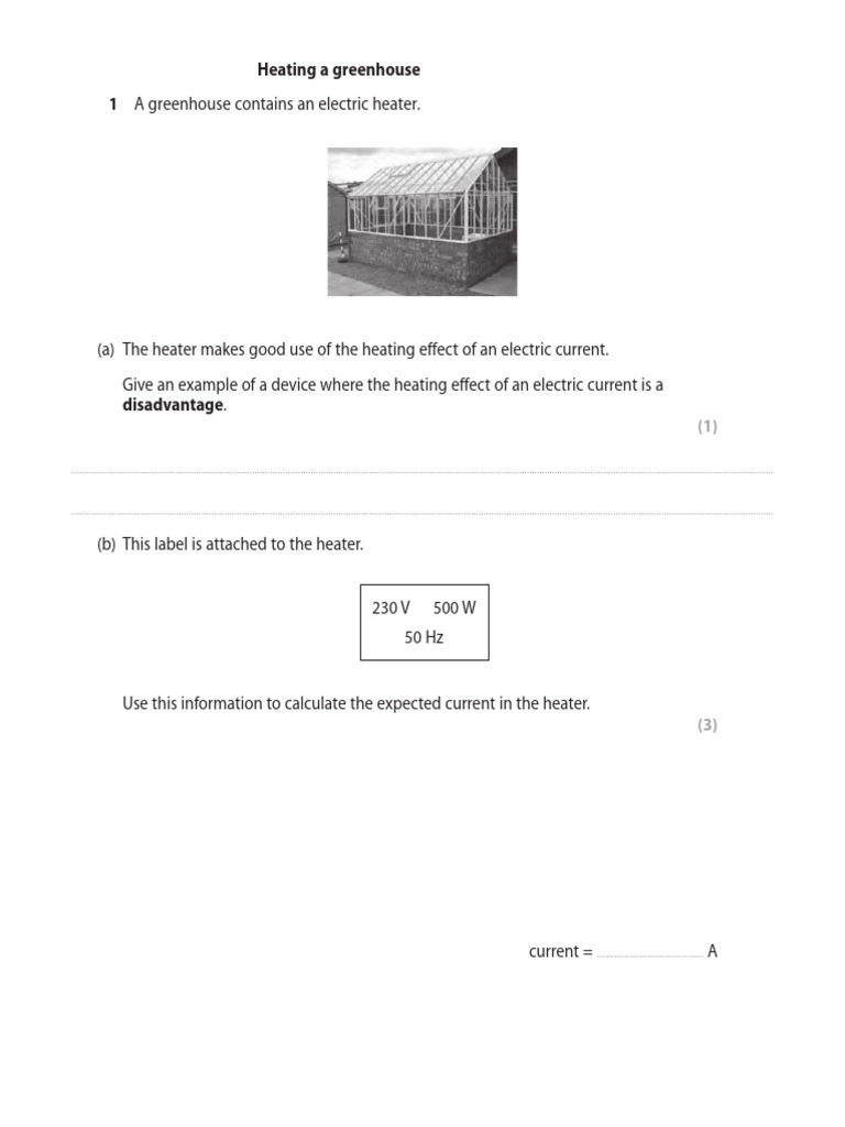 Current Voltage Resistance Energy Power 3 Qp Pdf