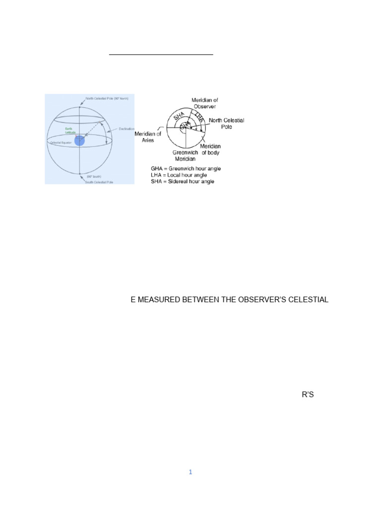 Celestial Navigation Concepts Explained | PDF | Twilight | Eclipse