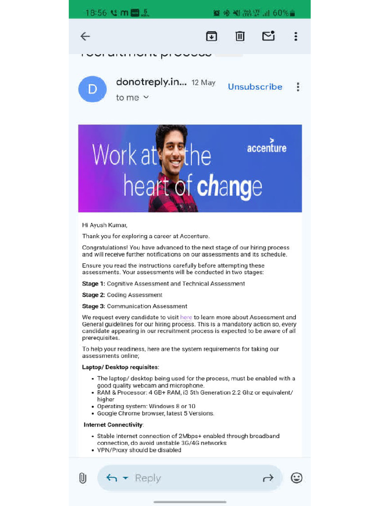 Accenture Selected Mail | PDF