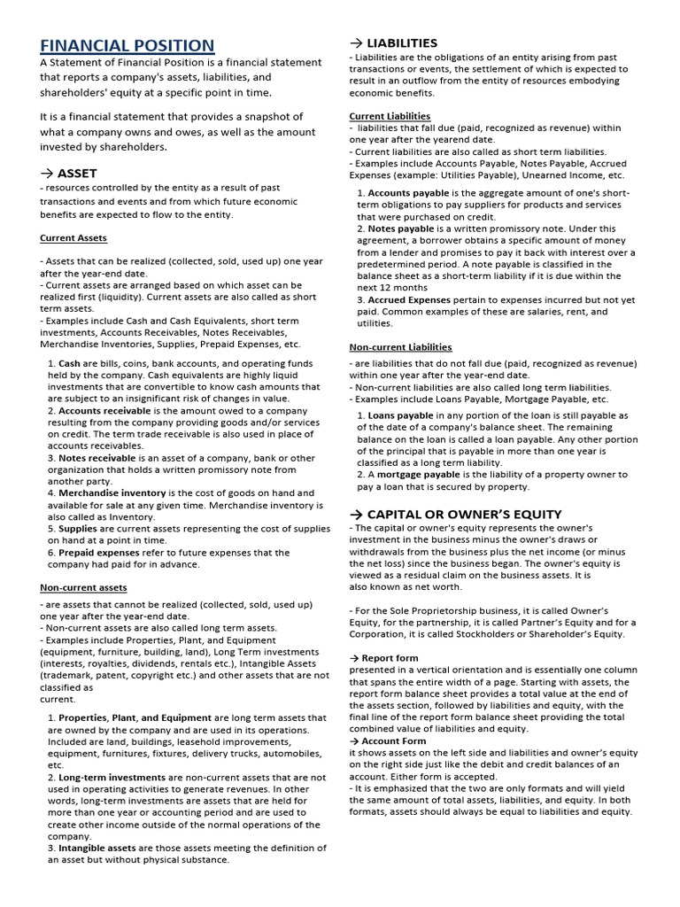 Fabm-Sfp Sci Sce | PDF | Expense | Balance Sheet