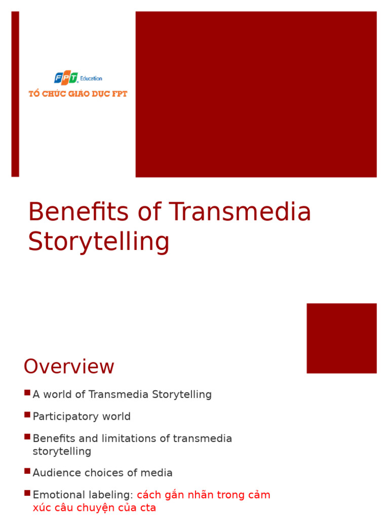 S03-Benefits of Transmedia Storytelling-Revised2 - Read-Only | PDF