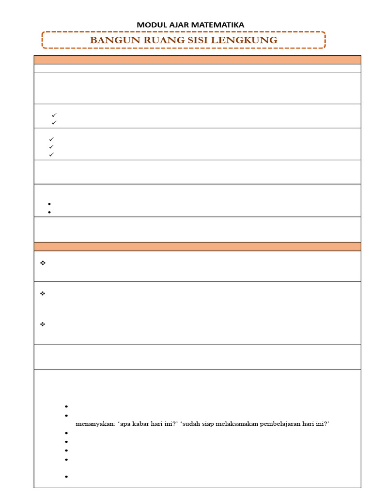 Modul Ajar BRSL Tabung Tarl | PDF