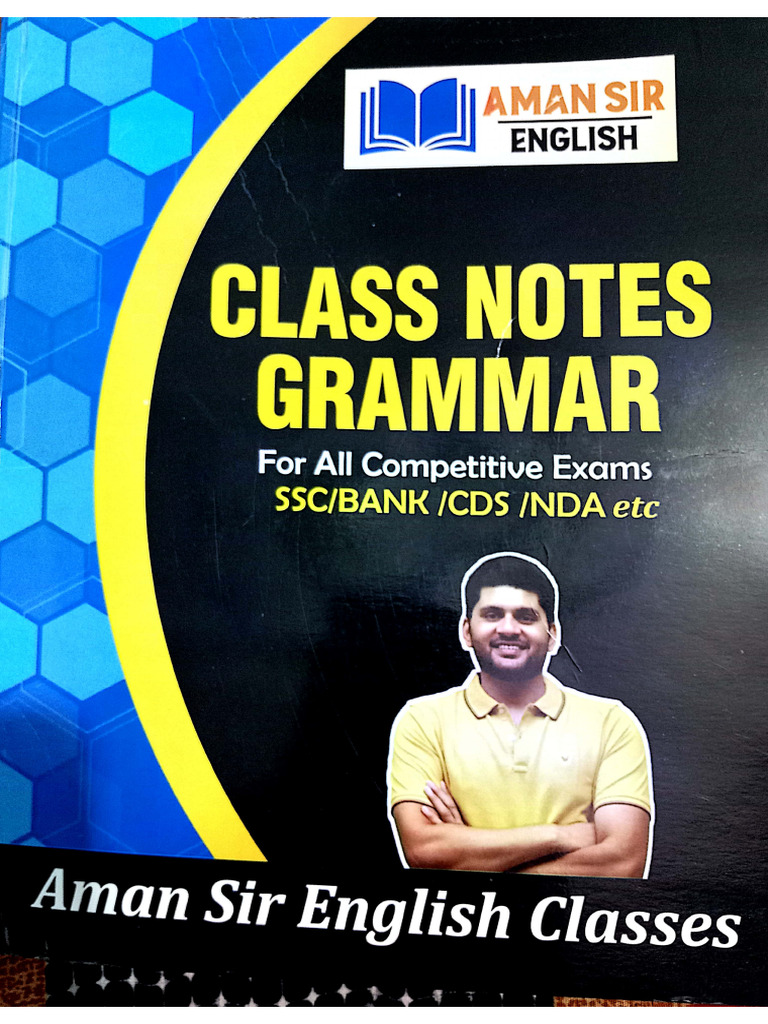 Aman Sir English Grammar Printable Book by @om1857 | PDF