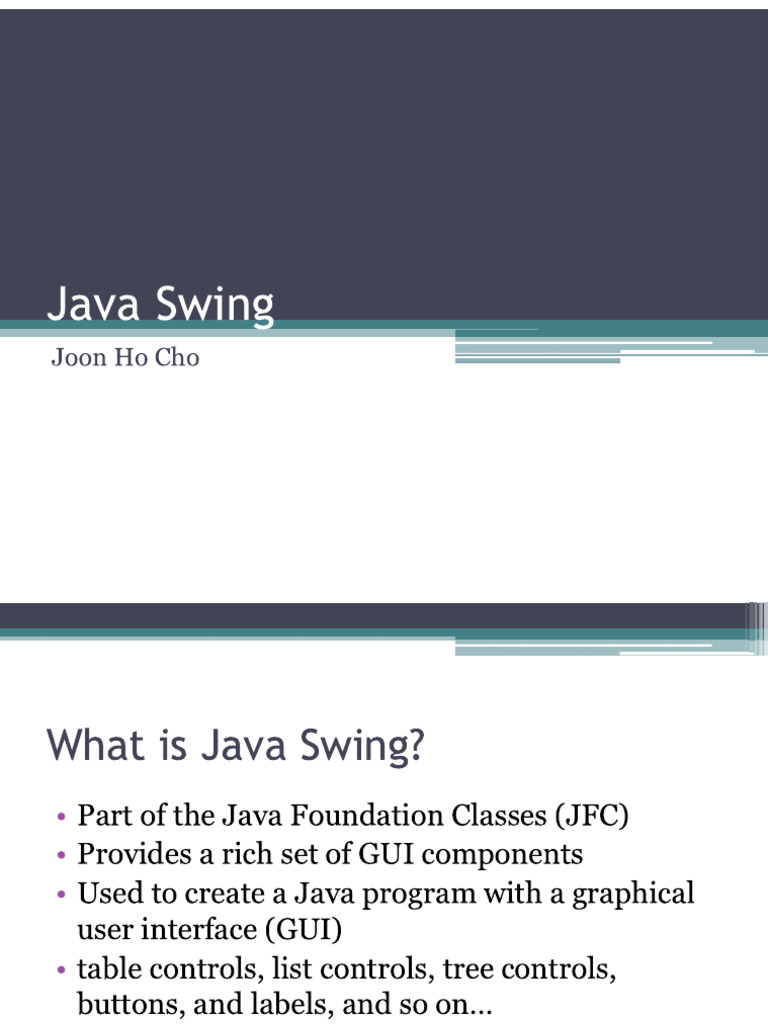 Swing | PDF
