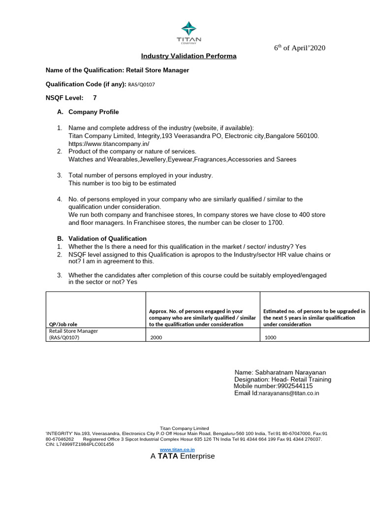 Industry Validation | PDF