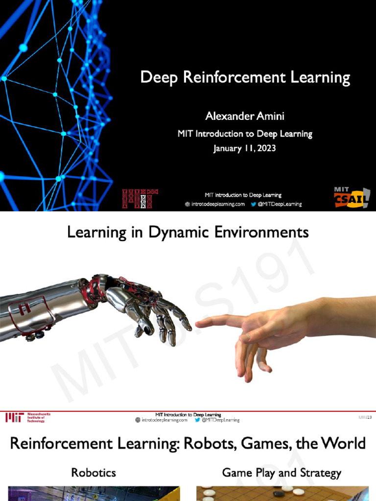 MIT DeepReinforcementLearning | PDF