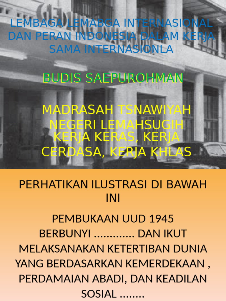 Kerjasama Internasional | PDF