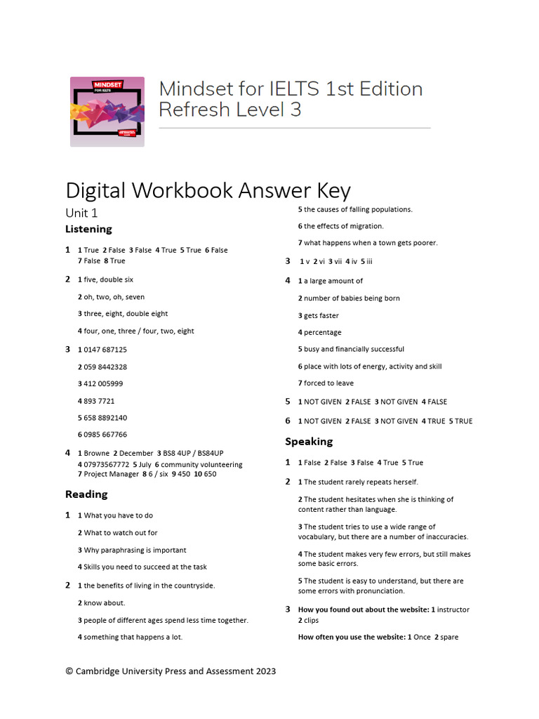 AK Digital WB Level 3 | PDF