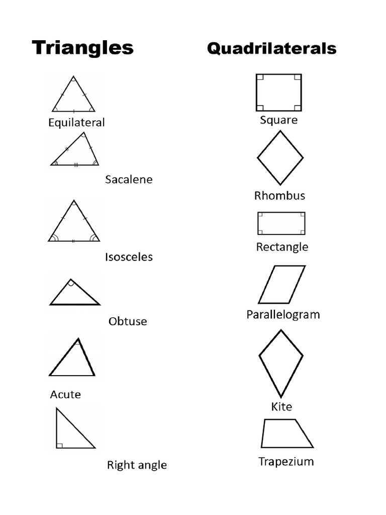 Triangles Ang Quadrilatiral | PDF