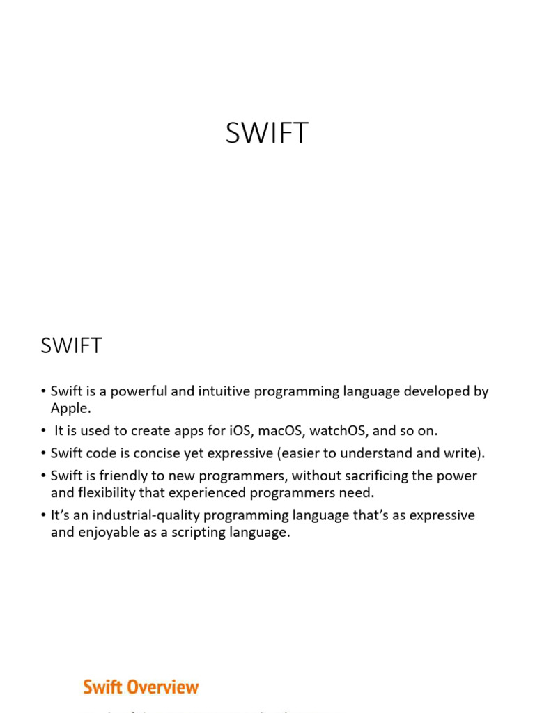 Swift | PDF | Art