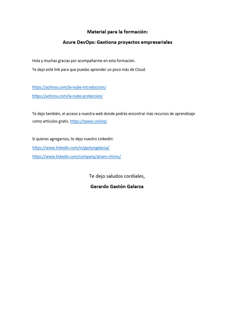 Aprende de Cloud | PDF