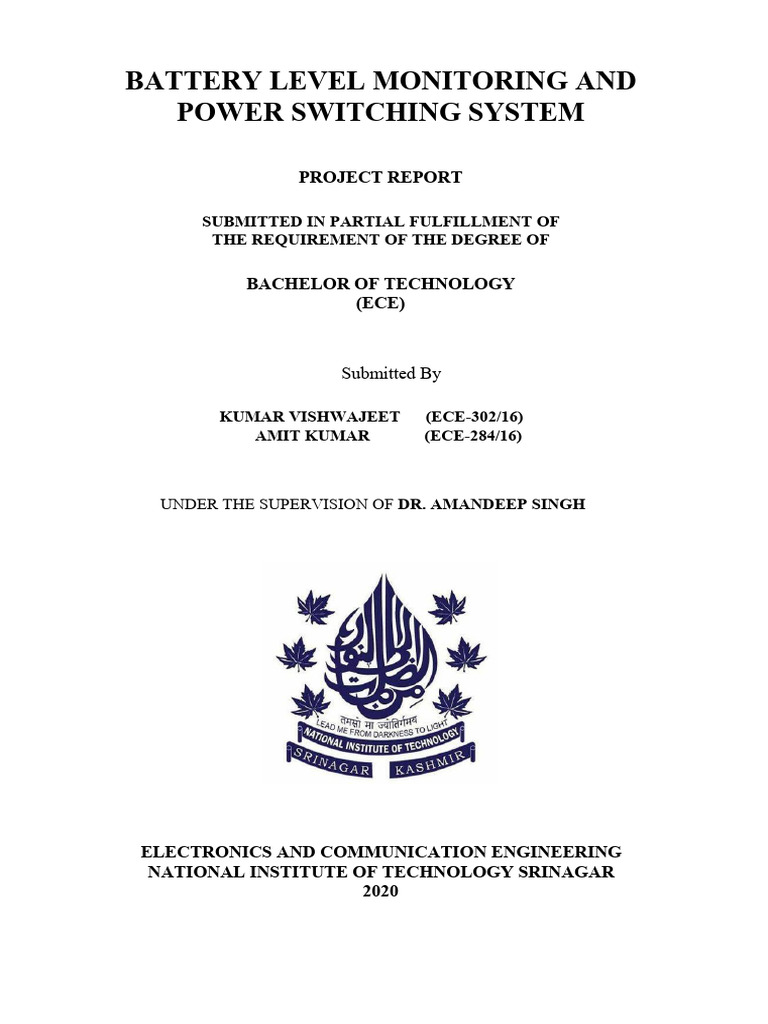 Senior - Project Report | PDF