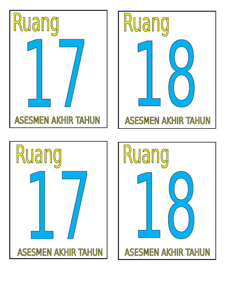 Lebel Meja Map | PDF