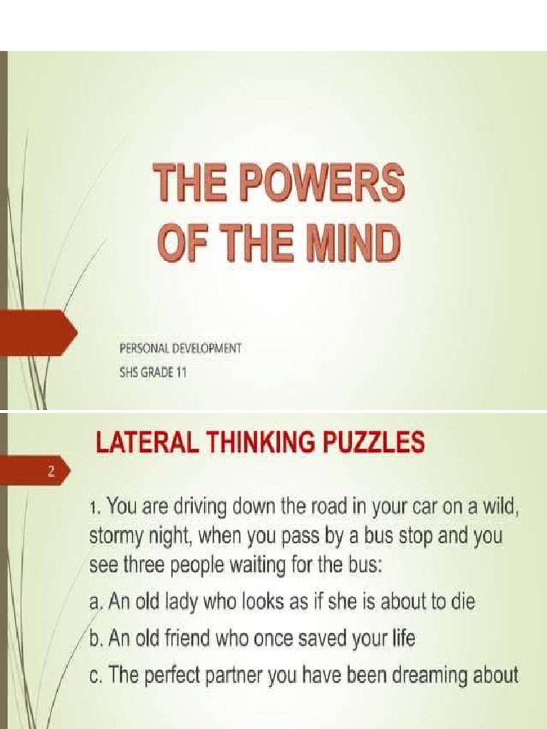PerDev the Power of Mind | PDF