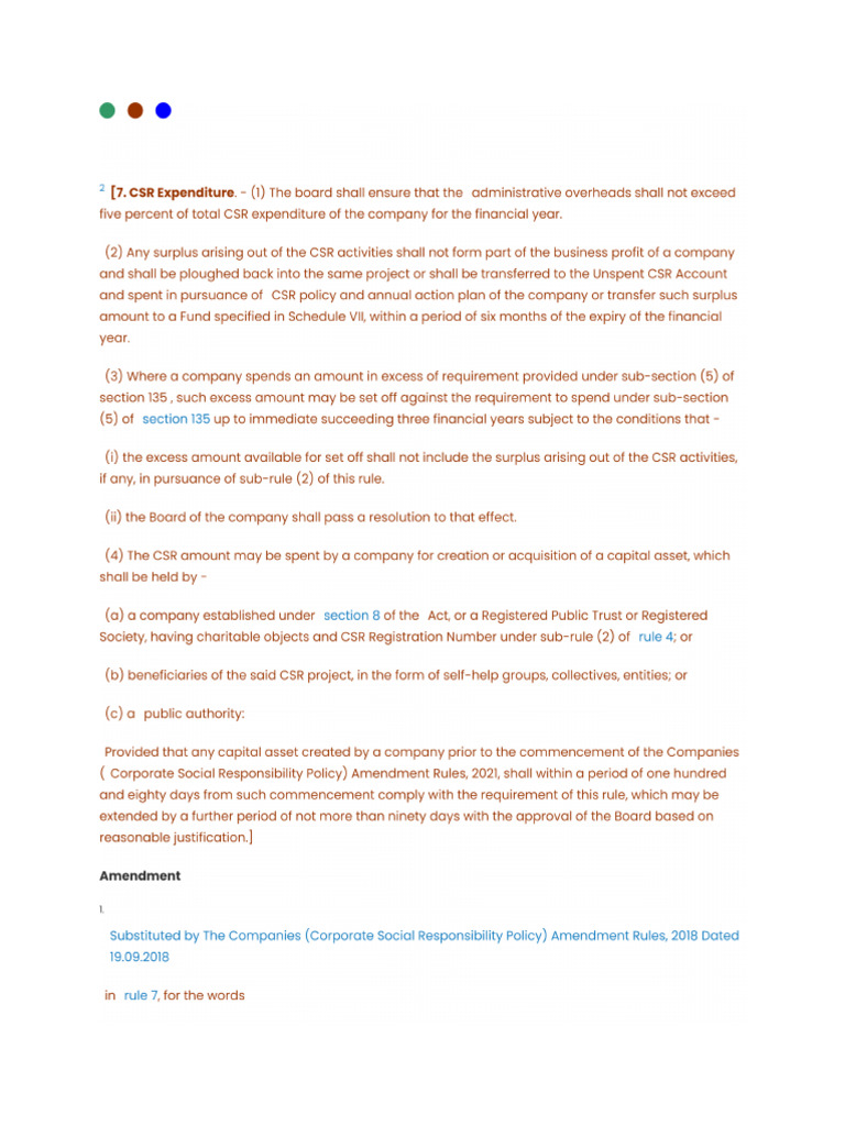 CSR Expenditure | PDF