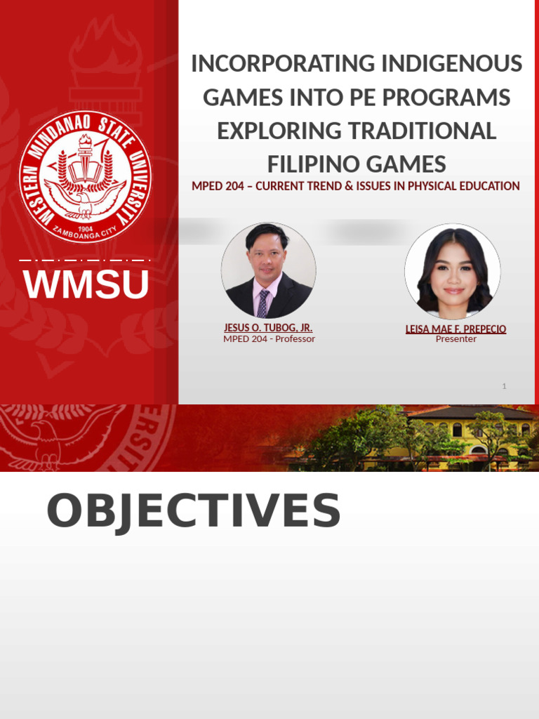 MPED 204 - Promoting Indigenous Games To Promote Cultural Awareness and ...